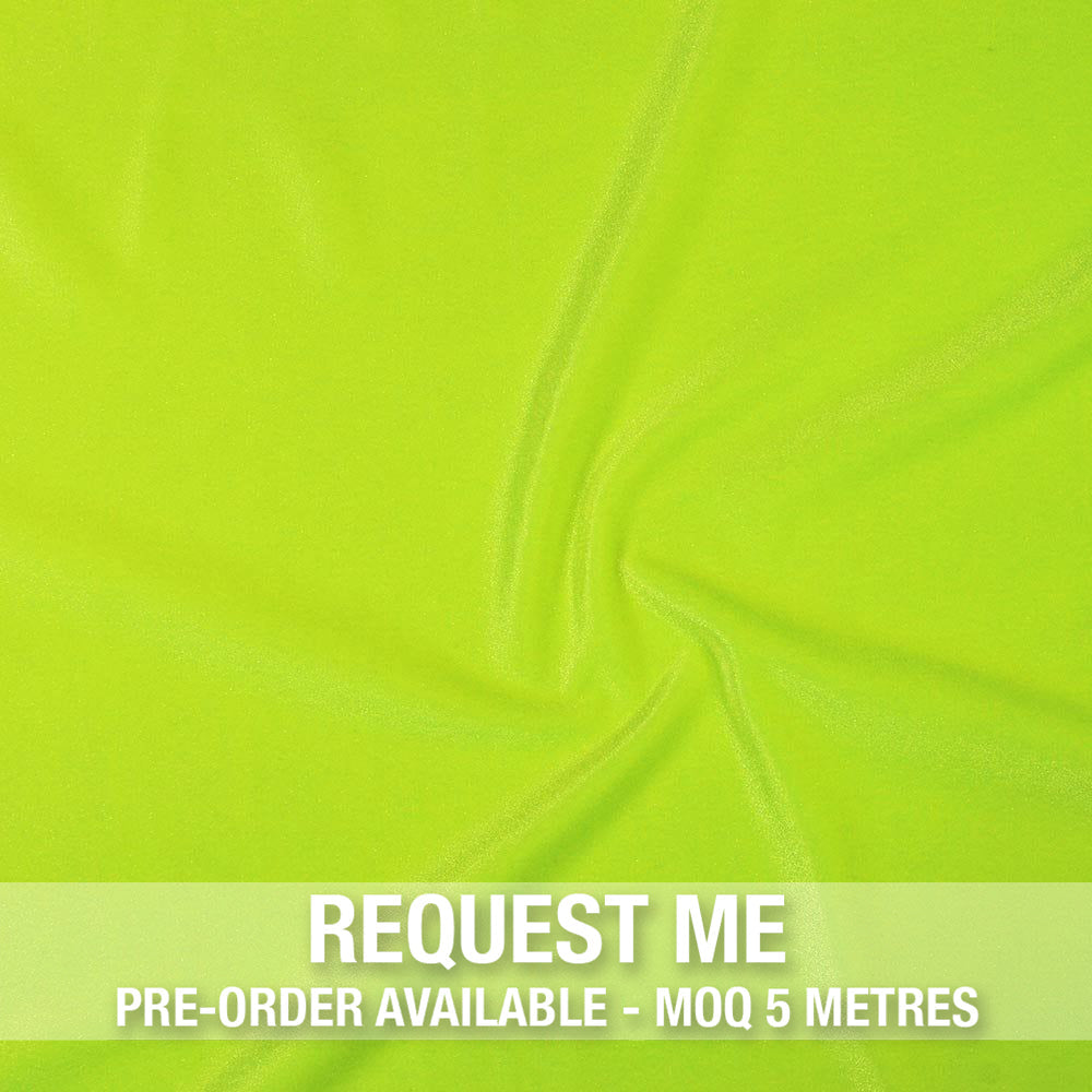 Spandex Smooth Velvet Neon Yellow – BOO Designs