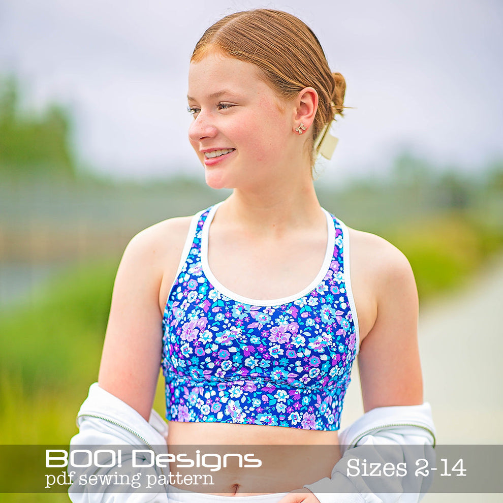 PDF Pattern: Firebird Crop Top – BOO Designs
