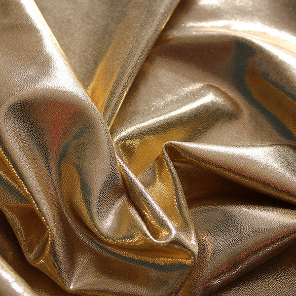 Metallic Gold Fabric Metallics Knit Fabric 58" Gold & White | JOANN